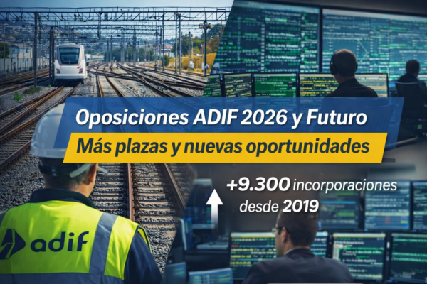 Oposiciones ADIF 2026 y futuro: más plazas, más necesidades y nuevas ...